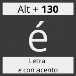 Código ASCII con acento【vocales】