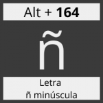Cómo escribir la letra ñ en teclado【también su código ASCII】